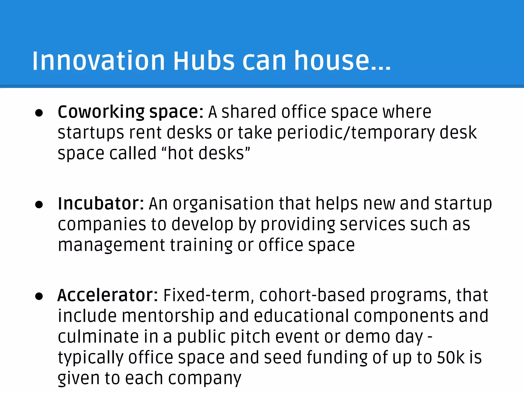 Innovation Districts and Innovation Hubs | PDF