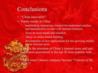 Innovation Driven China’s Internet Development | PPT