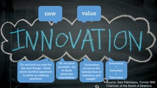 Examples of Innovation Building Blocks in IBM | PDF | Business I.T ...