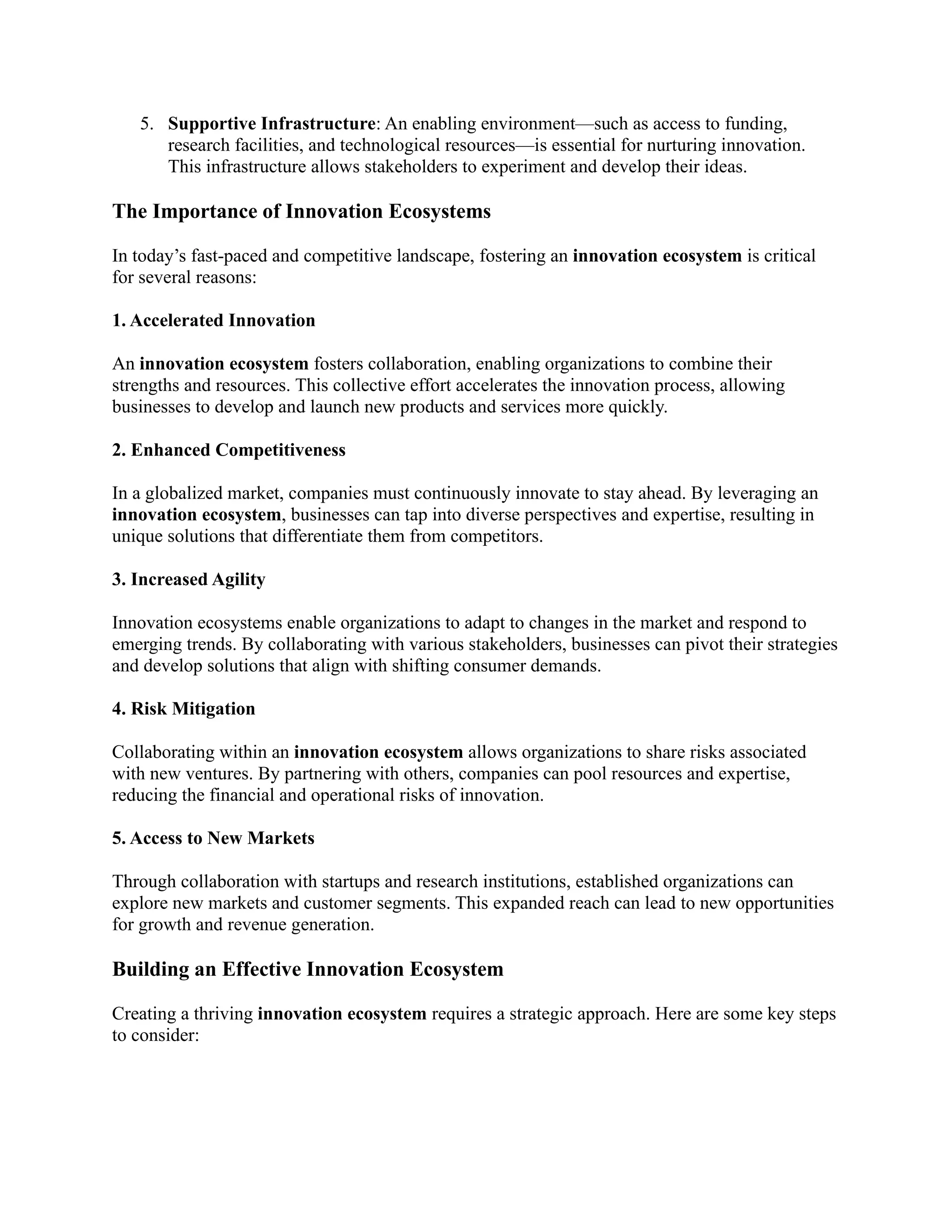 Building a Thriving Innovation Ecosystem: Unlocking Business Growth and ...