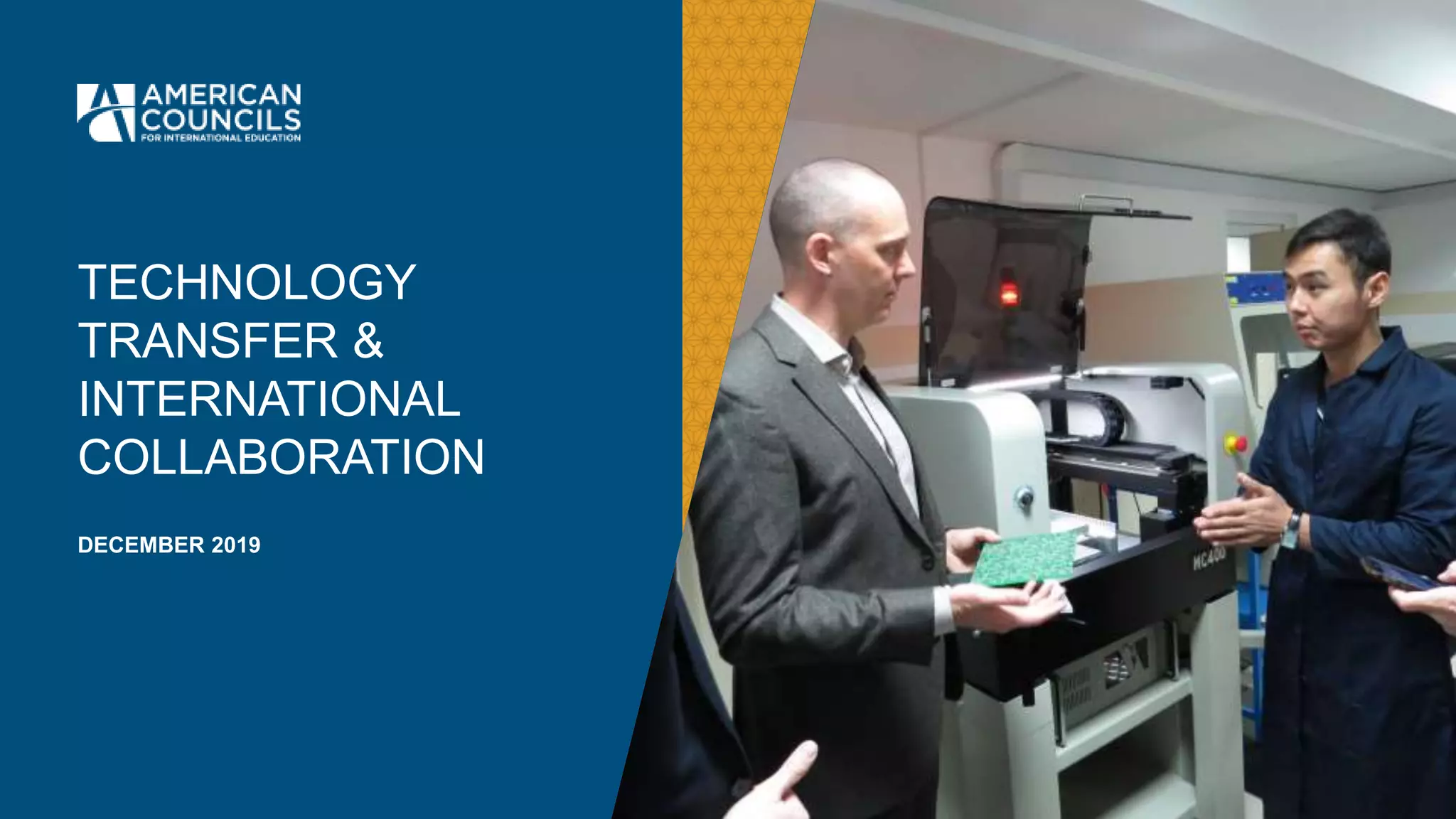 Technology transfer and international collaboration | PPTX