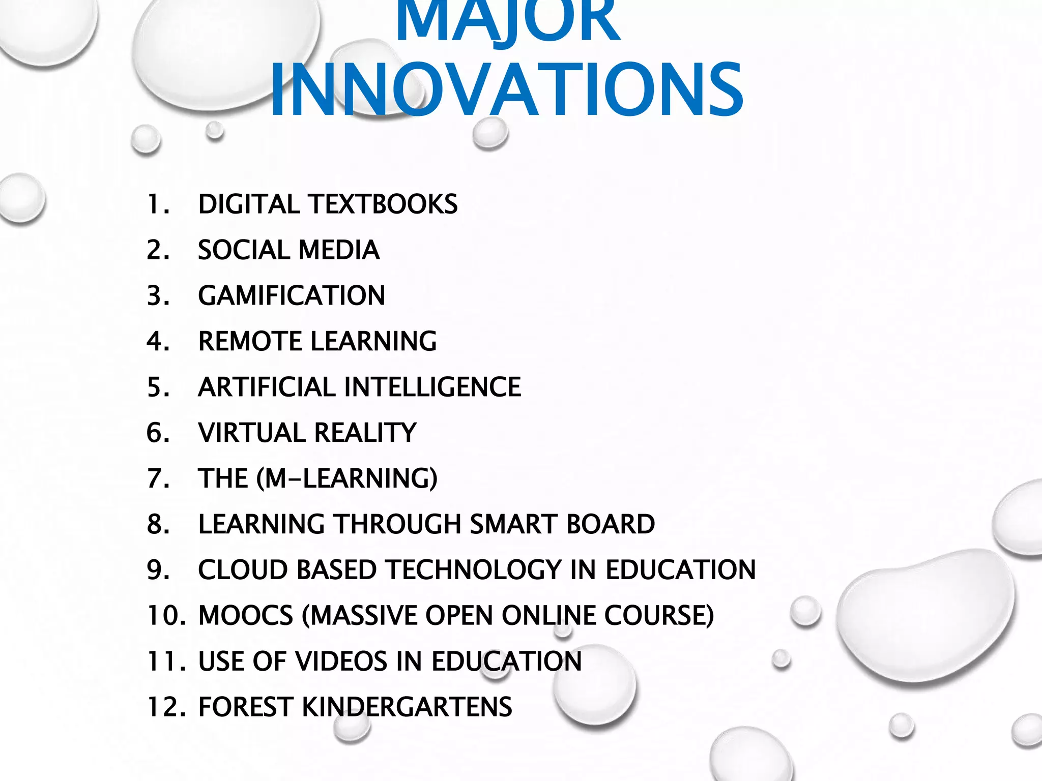 Innovation in Education | PPTX