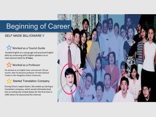 Chinese Entrepreneur Jack Ma- Alibaba | PPTX