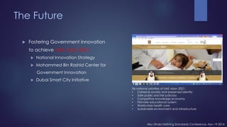 Innovation examples from the uae smart government | PDF