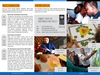 UNDP Innovation Facility Brochure | PDF