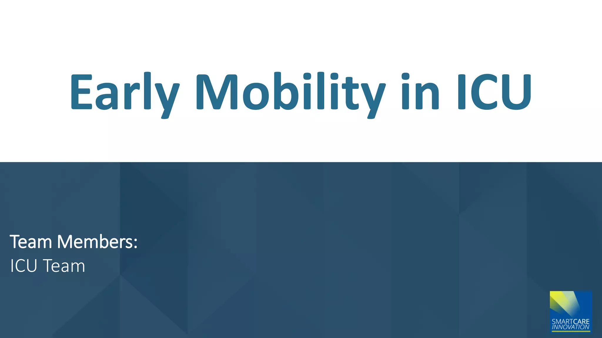 Early Mobility in ICU | PDF