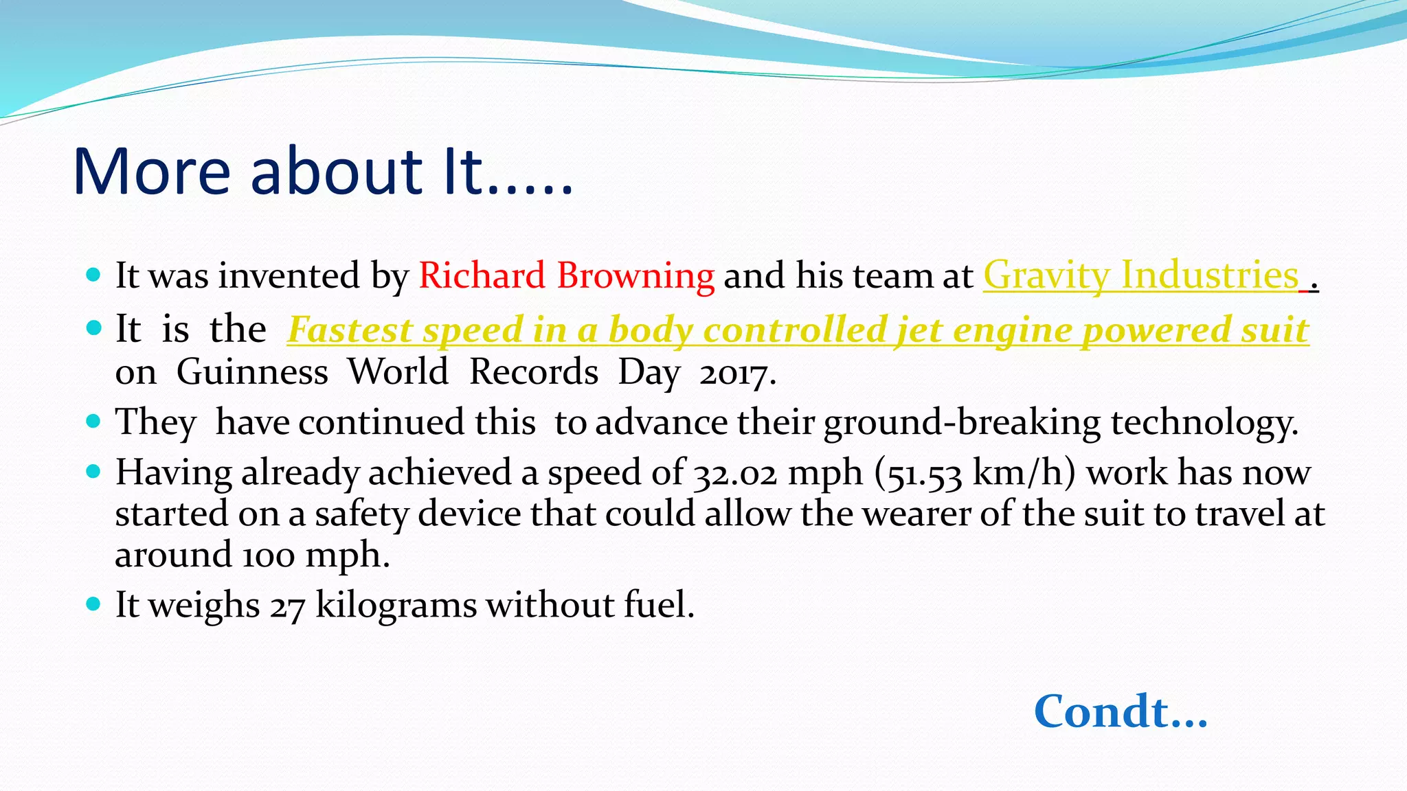 gravity jet suit | PPTX