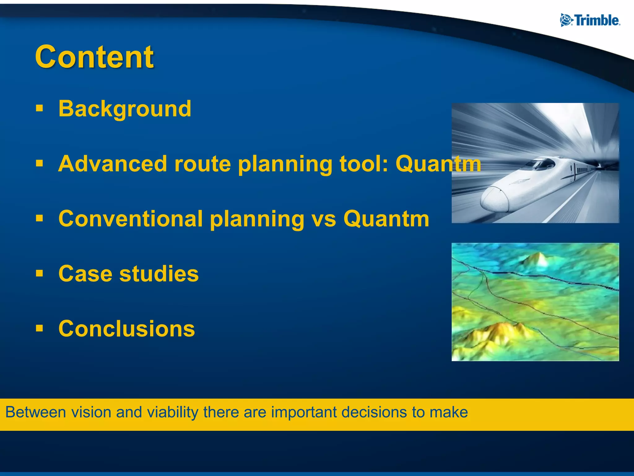 Trimble Advanced Route Optimization Technology - QUANTM | PDF