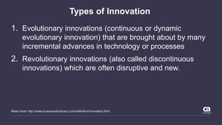 Innovation from a dinosaur ca - anne planticus -cwin18 utrecht | PPT