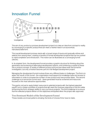 Innovation funnel | DOCX
