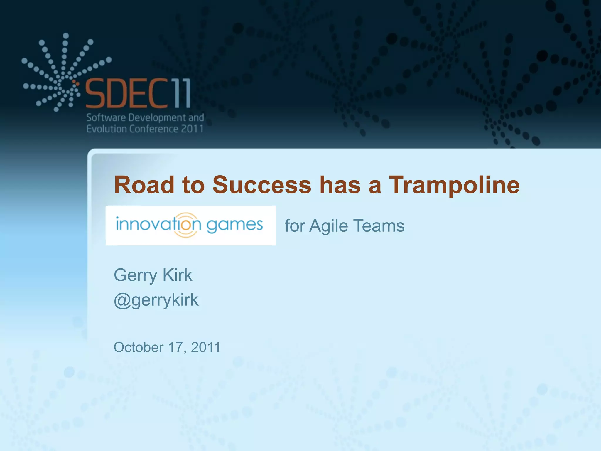 Innovation Games for Agile Teams | KEY