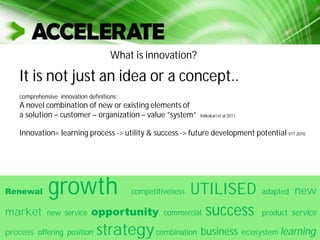 Innovation generation factors | PPT