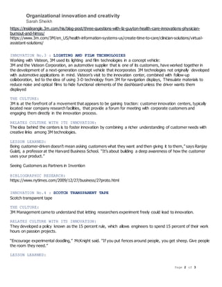 Innovation homework | DOCX