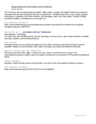 Innovation homework | DOCX
