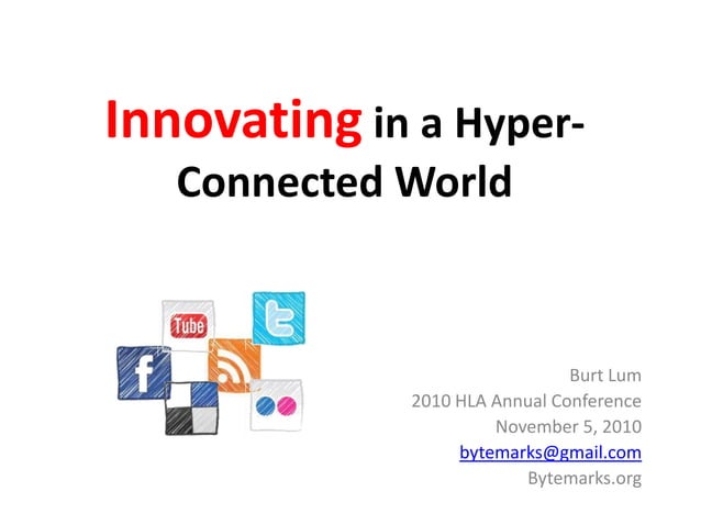 Innovating in a hyper-connected world | PPT