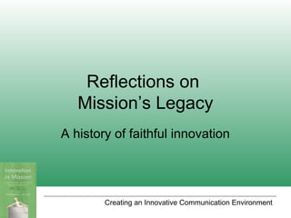 Innovation in Communications | PPT | Business | Business and Finance