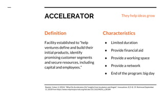Incubator vs. accelerator | PDF