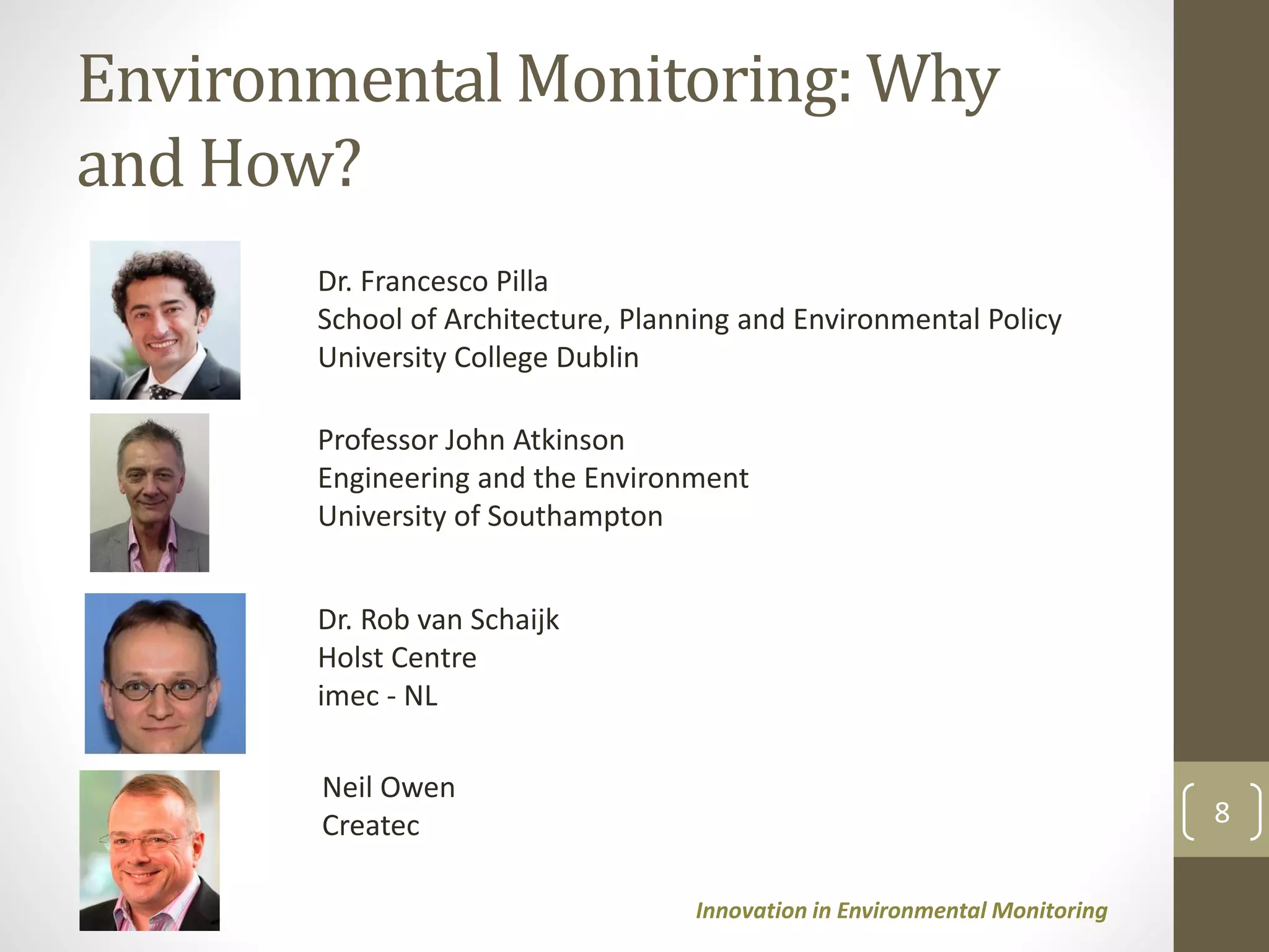 Innovation in environmental monitoring | PDF