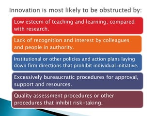 Innovation in instruction | PPT