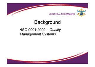 Innovation in joint health command clinical governance murphy | PPT