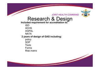 Innovation in joint health command clinical governance murphy | PPT