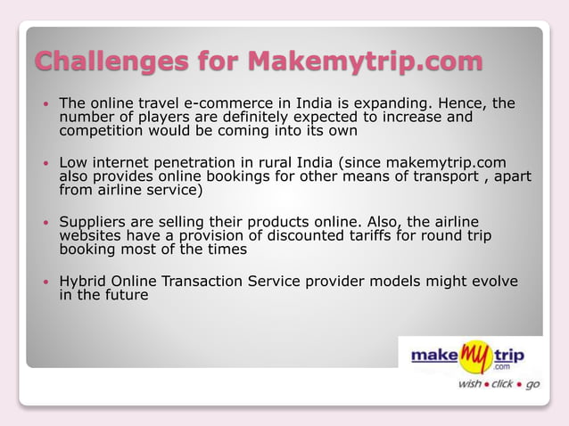 Innovation in make mytrip | PPT