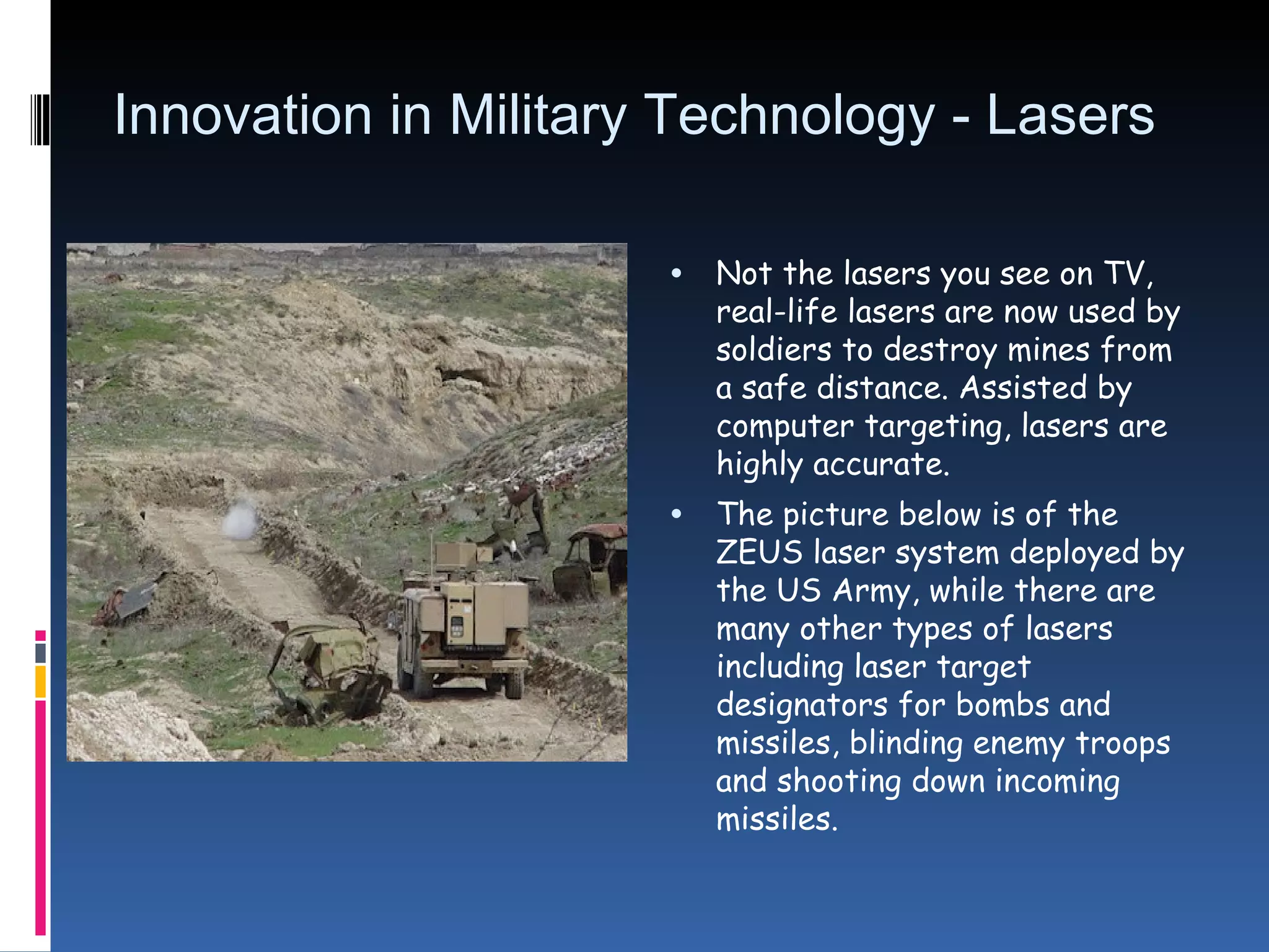 Innovation In Military Technology | PPT