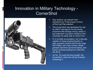 Innovation In Military Technology | PPT