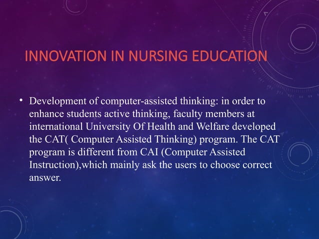 innovation in nursing. MSC SECOND YEAR NURSING | PPTX | Healthcare ...