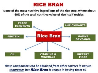 Innovation in rice bran extraction health tech - amr helal | PPTX