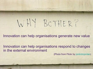 Innovation In Service Delivery | PPT
