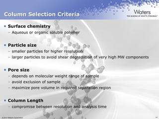 Innovation in size based polymer separations | PPT