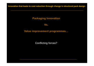 Innovation in Structural Pack Design | PPT