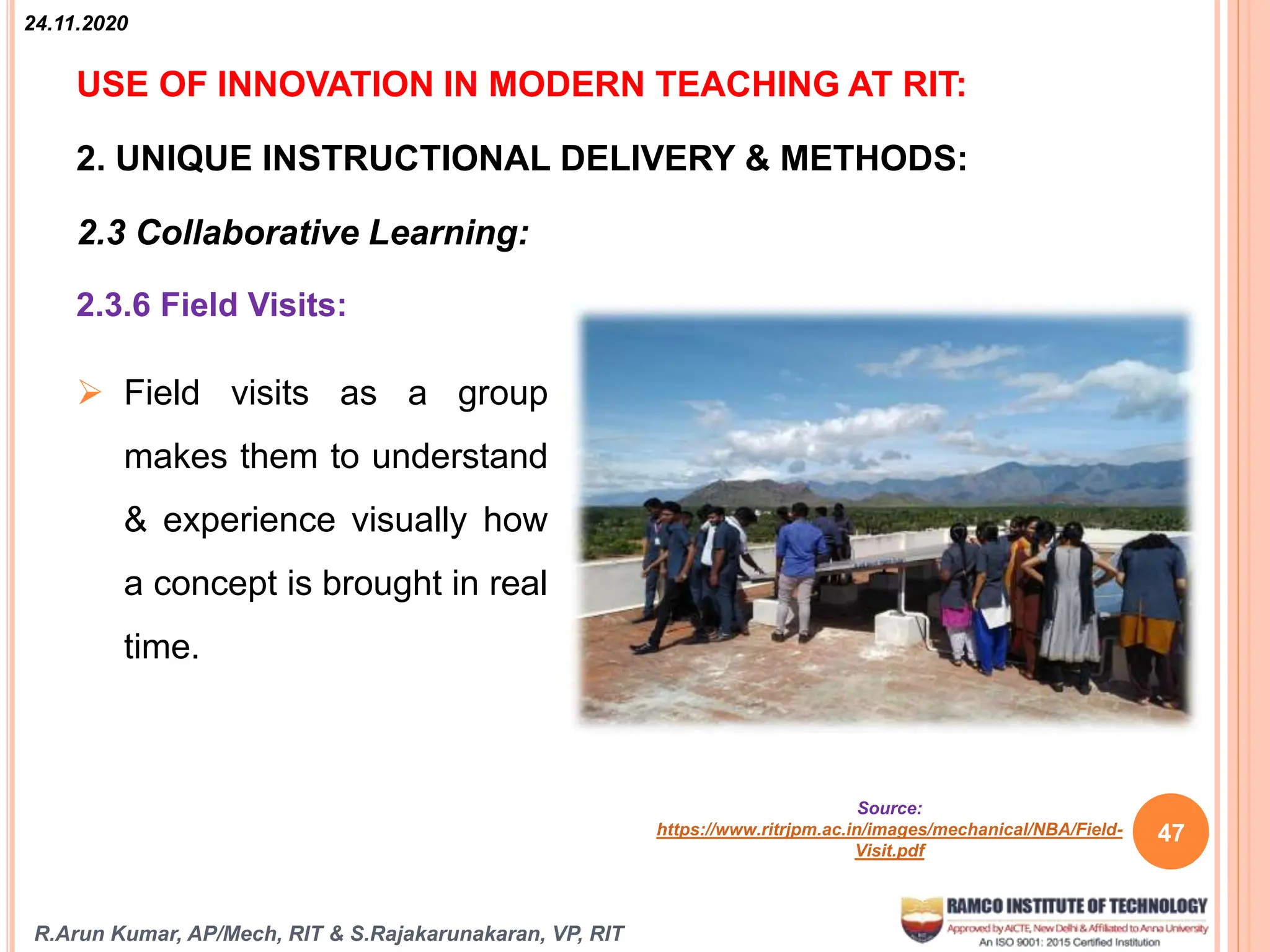 Innovation in Teaching Learning Process | PPTX