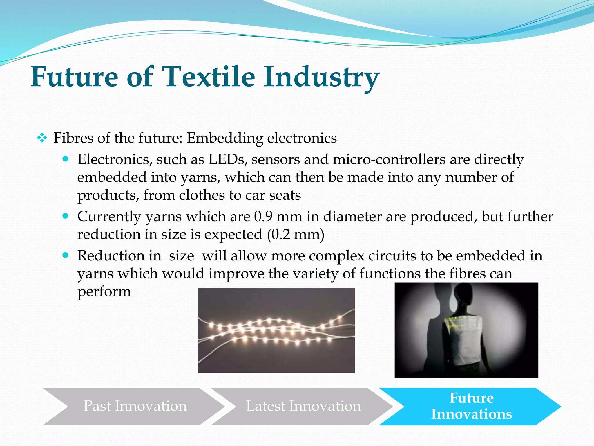 Innovation in Textiles Industry | PPTX