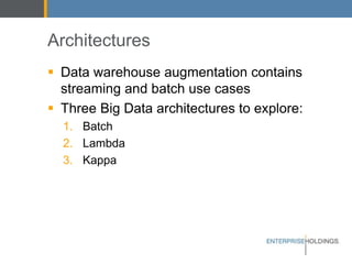 Innovation in the Data Warehouse - StampedeCon 2016 | PPT