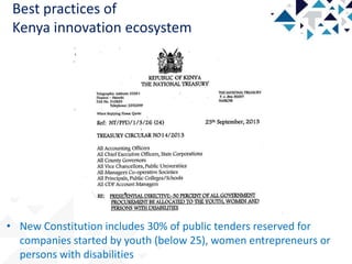 Innovation is everywhere - Kenya Innovation Ecosystem and Startup Scene ...