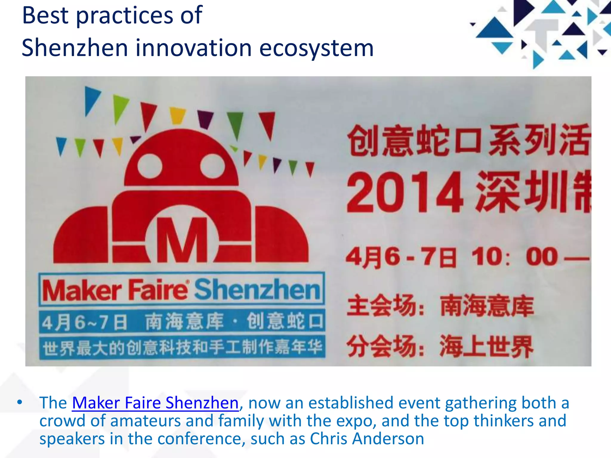 Innovation is everywhere - Shenzhen (China) startup ecosystem (2014) | PPTX