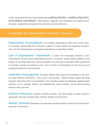 Innovation leadership | PPTX