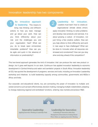 Innovation leadership | PPTX