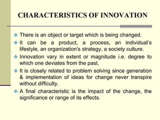 Innovation management | PPTX