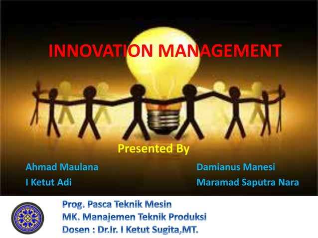 Innovation management | PPTX