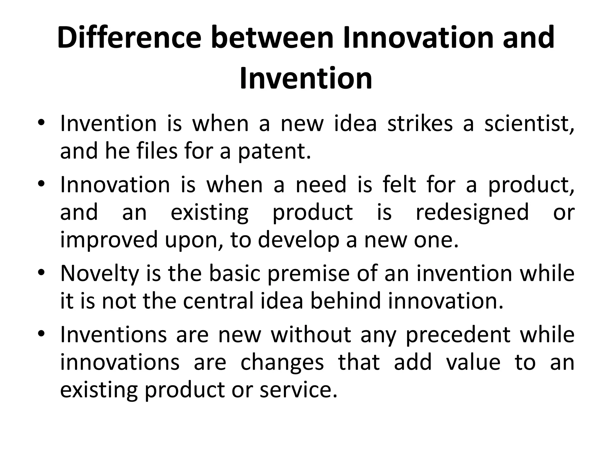 Innovation Management for Organizational setup | PPTX