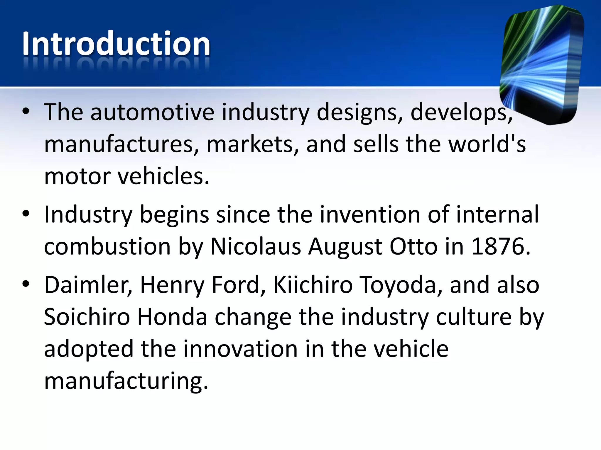Innovation management automotive industry | PDF
