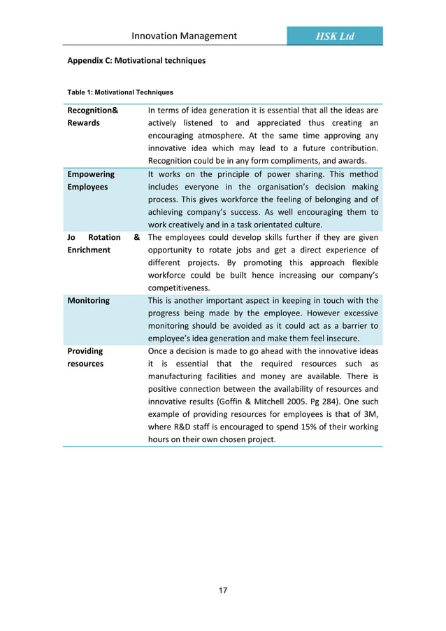 Innovation management case study | PDF