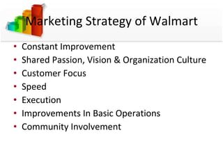 Walmart- Innovations case study | PPT