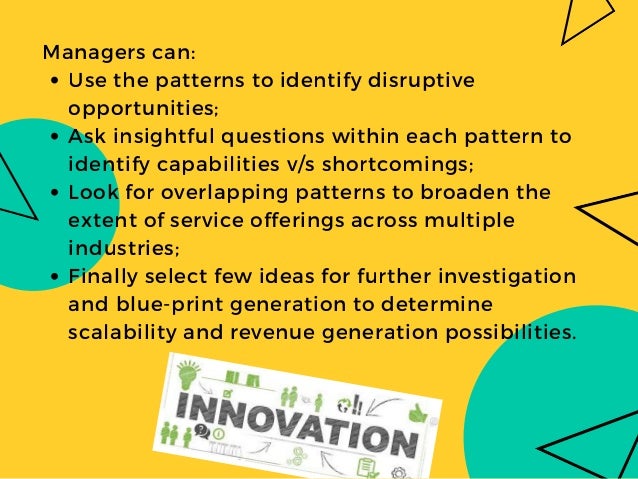 The New Patterns of Innovation