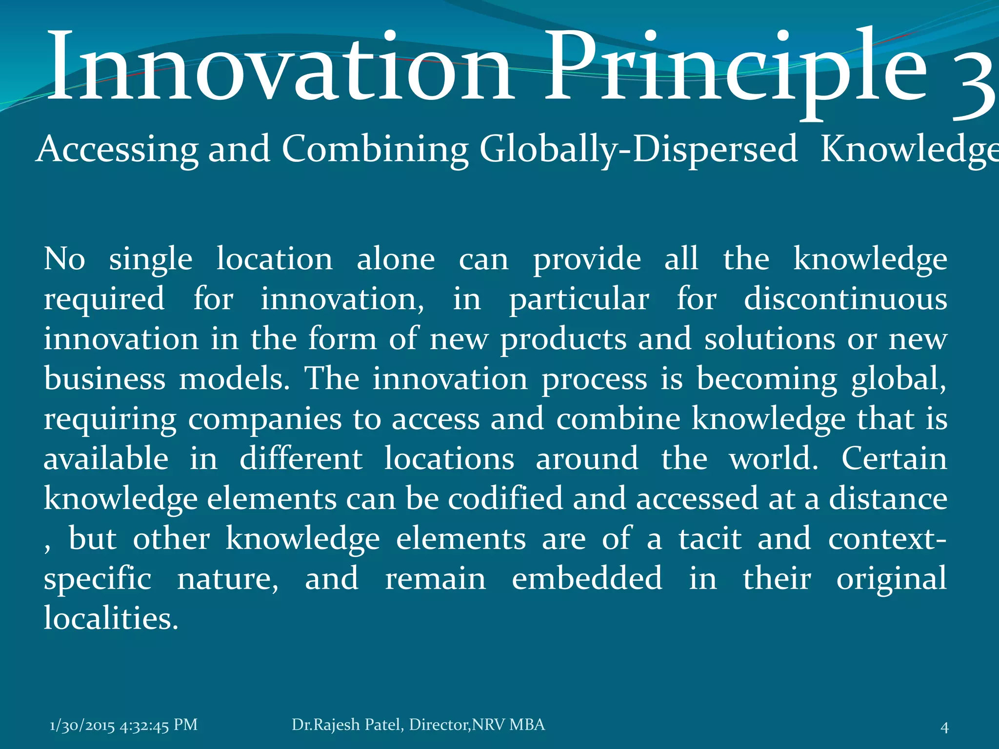 Innovation principles | PPTX