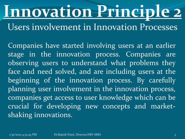 Innovation principles | PPTX | Business Administration | Business