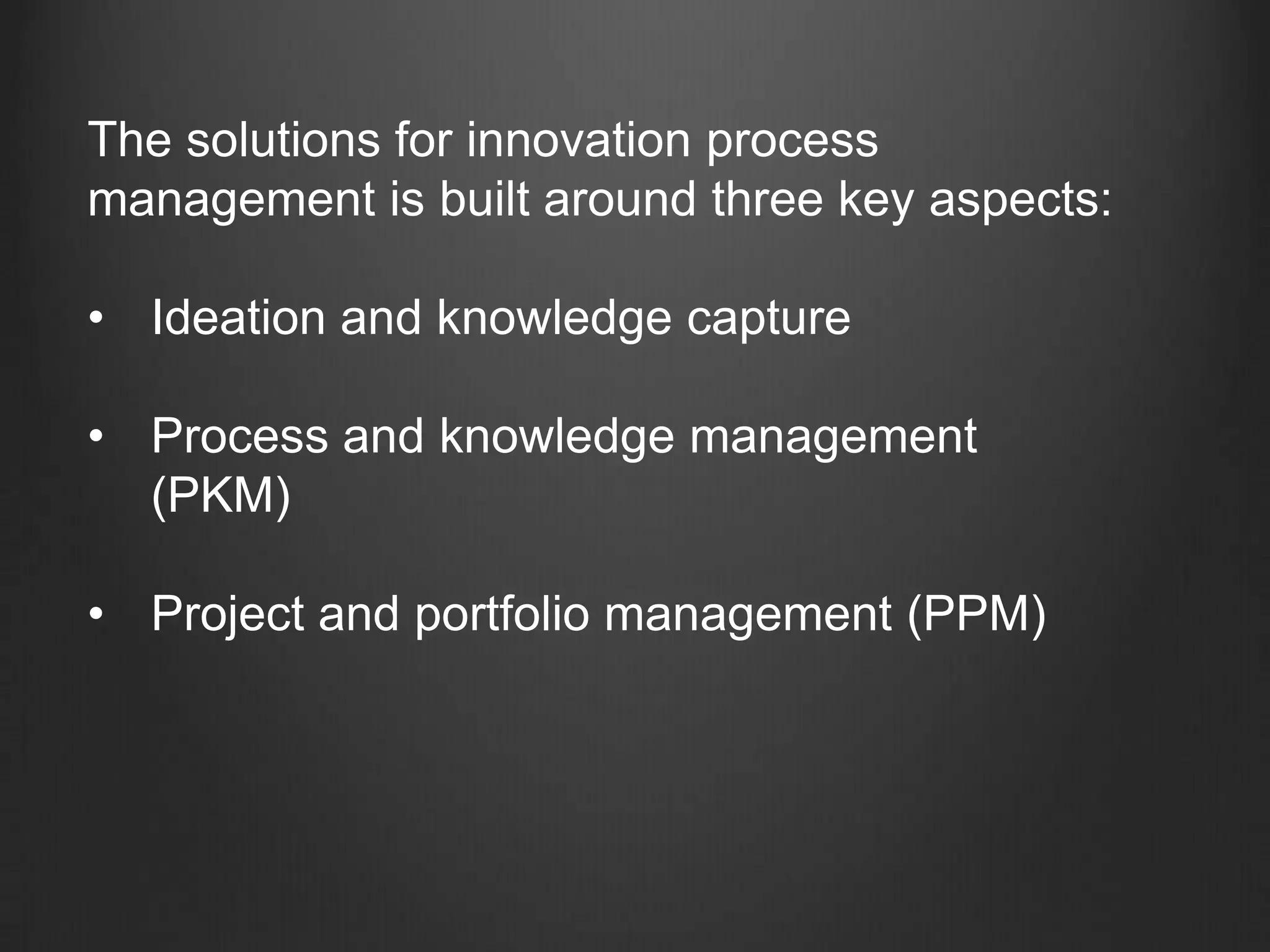 Innovation Process Management | PPTX